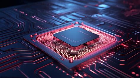 Premium Photo Artificial Intelligence Chip Concept Attached 3d Innovation