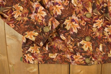 Vintage 1990s Christopher And Banks Womens Floral Butto Gem