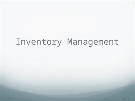 PPT Inventory Control Techniques DOKUMEN TIPS