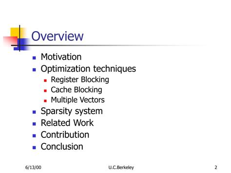 Ppt Optimizing The Performance Of Sparse Matrix Vector Multiplication Powerpoint Presentation
