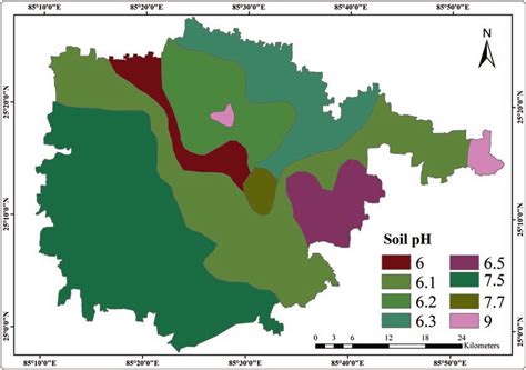 6 Soil Ph Map Of The Study Area Download Scientific Diagram