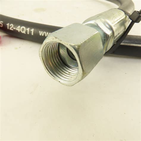 Parker 34 8 Female Swivel Jic Hydraulic Hose Assembly 3