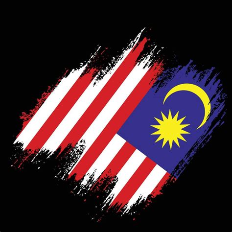 Colorful Abstract Malaysia Flag Design 14424347 Vector Art At Vecteezy