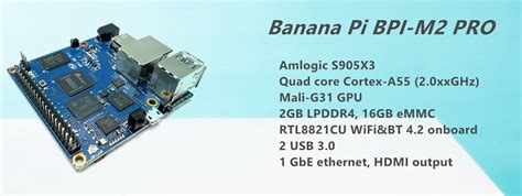 Banana Pi BPI M With Amlogic S X Chip Design Banana Pi Amlogic Design Banana Pi Single