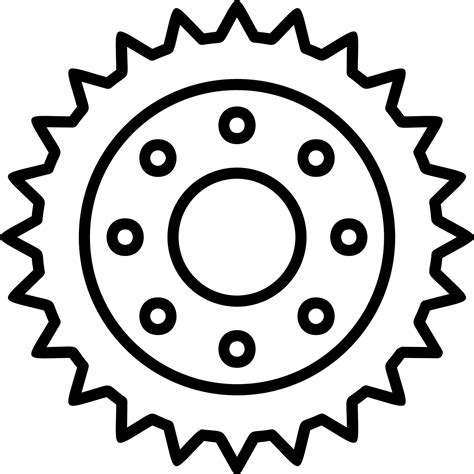 Sprocket Vector Icon 20527759 Vector Art At Vecteezy