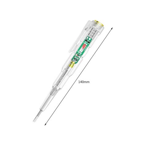 เครื่องทดสอบแรงดันไฟฟ้า6แพ็คปากกาตรวจจับแรงดันไฟฟ้ากระแสสลับเครื่องทดสอบวงจร70 250v ไขควงไฟฟ้า