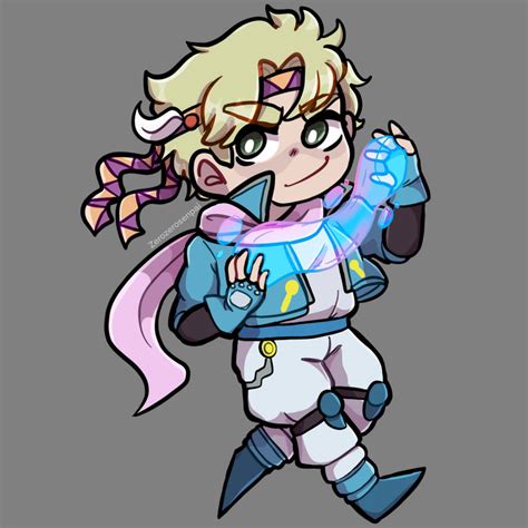 Caesar Zeppeli Chibi By Zerozerosenpai On Deviantart