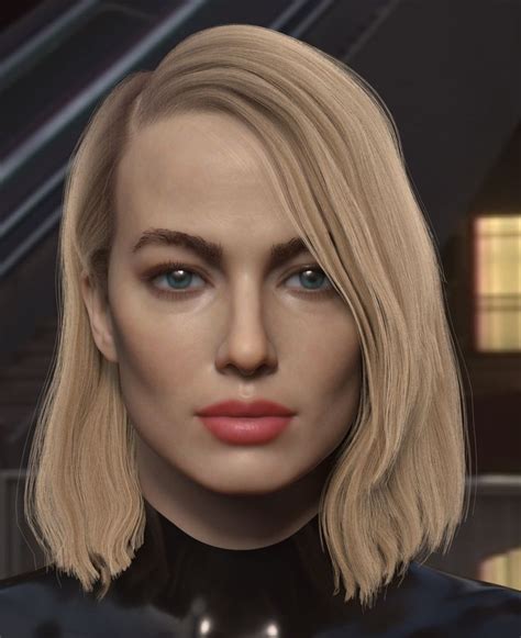 Artstation 063 Ming Su Model Face Skin