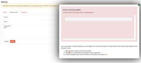 Failed To Start Sftp Due To A System Error After Replacing Drive Support Rockstor