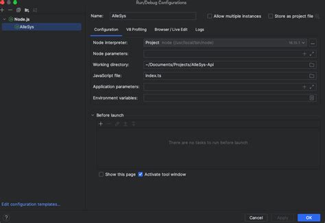 How To Configure Debugger For A Nodejs Application Using Typescript