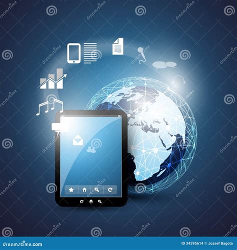 Cloud Computing Concept Stock Vector Illustration Of Curve 34395614