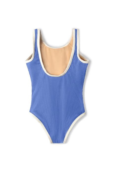 Zulu And Zephyr Mini Rib Scoop Onepiece Bay Blue Leo And Bella