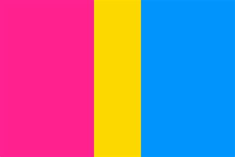 Pansexual Flag Color Palette
