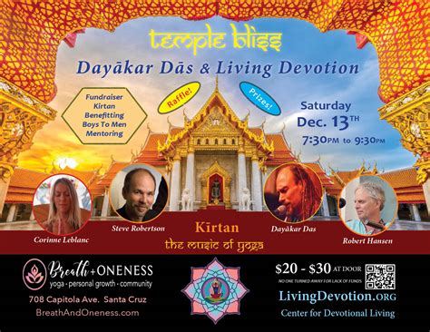 Santa Holy Day Kirtan This Sat Dayākar Dās And Living Devotion