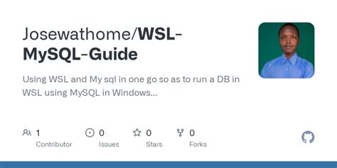 Joseph Wathome On Linkedin Github Josewathomewsl Mysql Guide Using