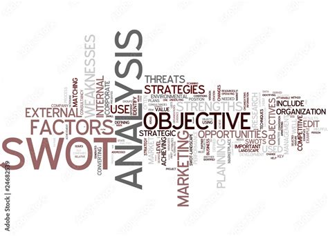 Swot Analysis Stock Illustration Adobe Stock