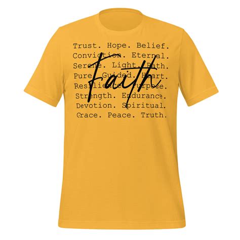 Faith Unisex T Shirt Meekever