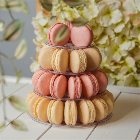 Macaron Tower 4 Tier Puffy Pandy