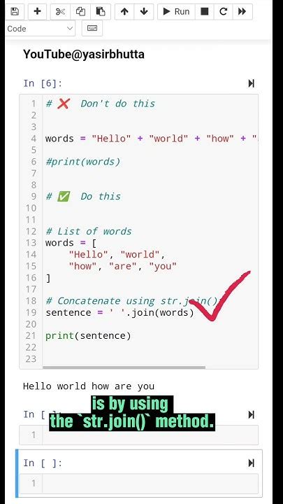 Most Efficient Way To Concatenate Many Strings Together Python For