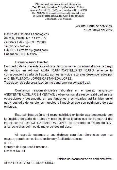 Guia Didactica Documentacion Administrativa Estructura De La Carta