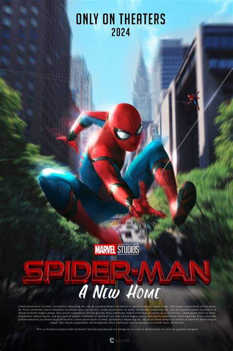 Fan Art De Spiderman Póster Fan Art De Spider Man No Way Home