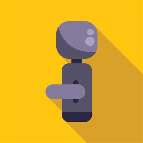 Premium Vector Electronic Door Handle Using Biometric Fingerprint Scanner For Access Control