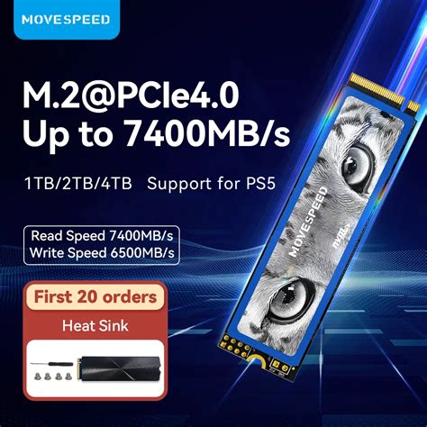 Movespeed Ssd Nvme M2 1tb 2tb 4tb 7400mb S Internal Solid State Drive