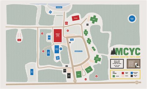 Camp Map Michigan Christian Youth Camp