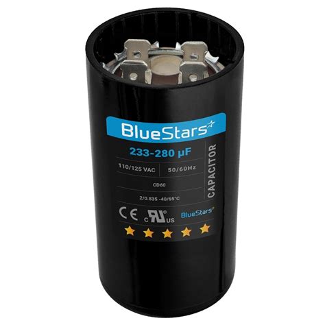 233 280 Mfd 110 125v Round Motor Start Capacitor