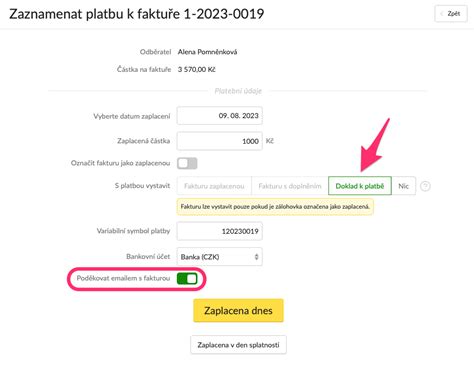 Daňový Doklad K Platbě Fakturoid