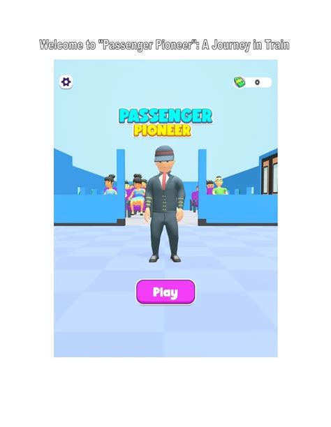 Ppt Welcome To Passenger Pionner Powerpoint Presentation Free