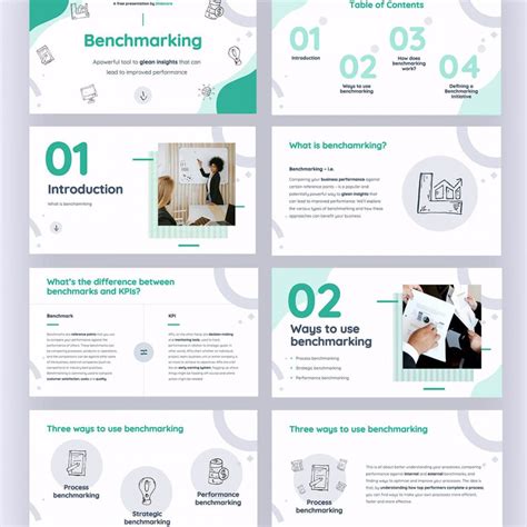 Free Benchmark Presentation Template For Powerpoint And Google Slides