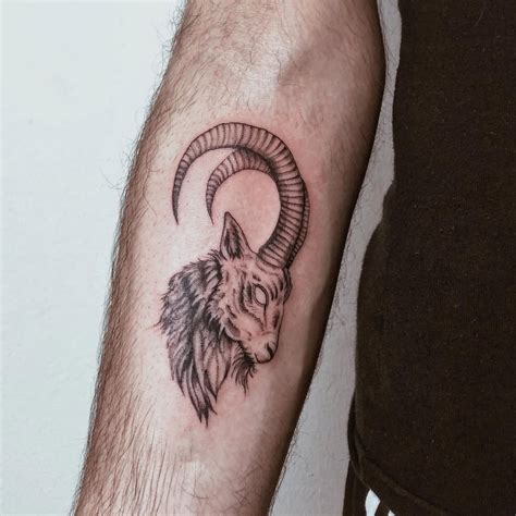 Capricorn Goat Tattoo Designs Meaningful Art For Capricorn Energy