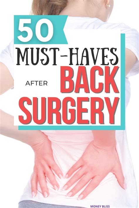 50 Must Haves After Back Surgery For Spine Surgery Recovery
