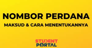 Nombor Perdana Maksud And Cara Menentukannya