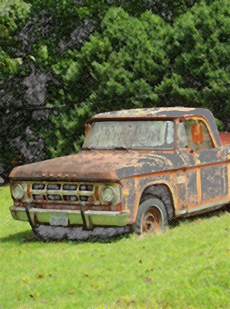 The Old Truck By Carl V Nord Piker Press