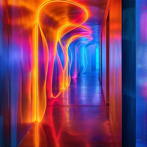 Curl Swirl Spiral Wavy Smooth Inspiration Gradient Flowing Glowing