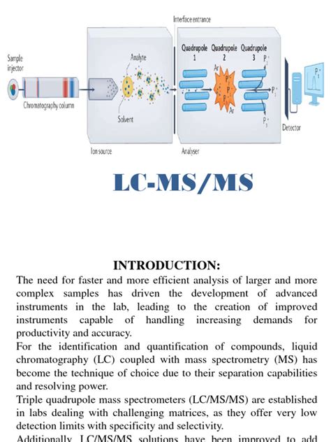 Lc Ms Ms Pdf Mass Spectrometry Electrospray Ionization
