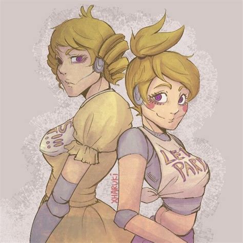 Human Old And New Chica Anime Fnaf Fnaf Characters Fnaf Funny
