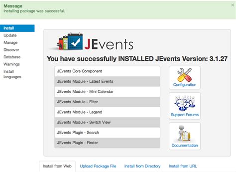 how to install jevents to your joomla site ltheme