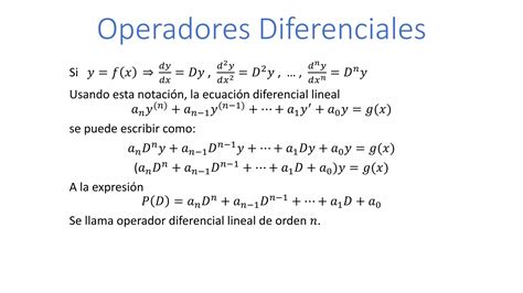 Operadores Diferenciales Pdf