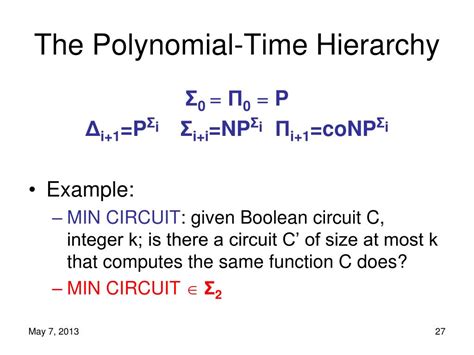Ppt Cs151 Complexity Theory Powerpoint Presentation Free Download