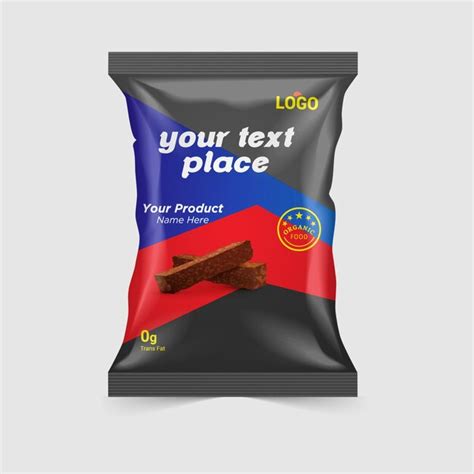 Premium Vector Potato Chips Package Design