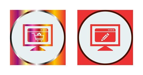 E Commerce Setting And Edit Webpage Icon 32879960 Vector Art At Vecteezy