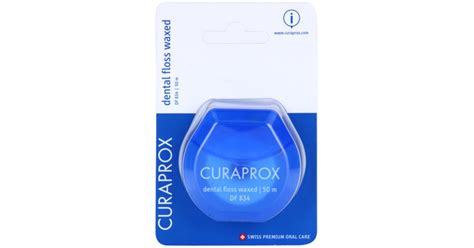 Curaprox Dental Floss Waxed Df 834 Waxed Dental Floss With Mint Flavor Uk