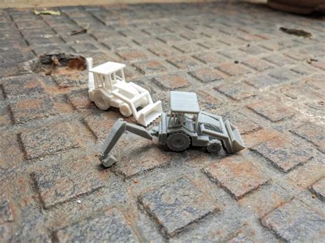 Backhoe Loader Print In Place Torture Test Free 3d Print Model Makerworld