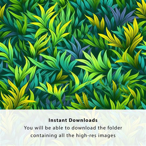 Green Grass Digital Paper Seamless Digital Grass Patterns And Backgrounds High Res Instant