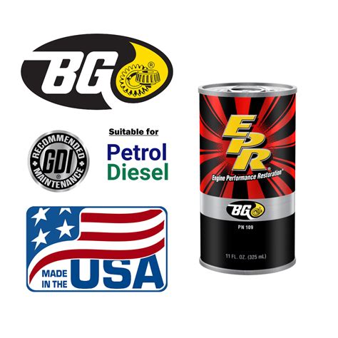 Bg Epr® Engine Performance Restoration® Premium Engine Flush 6 Oz 177ml And 11 Oz 325 Ml