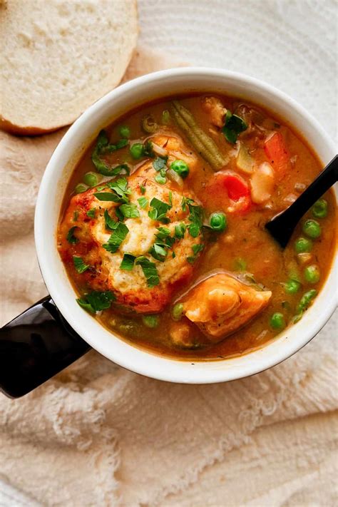 Vegetable Stew And Dumplings