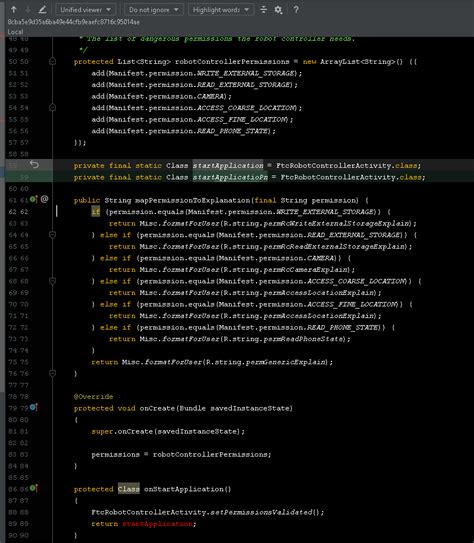 PermissionValidarorWrapper Error When Building Software FIRST Tech Challenge Community